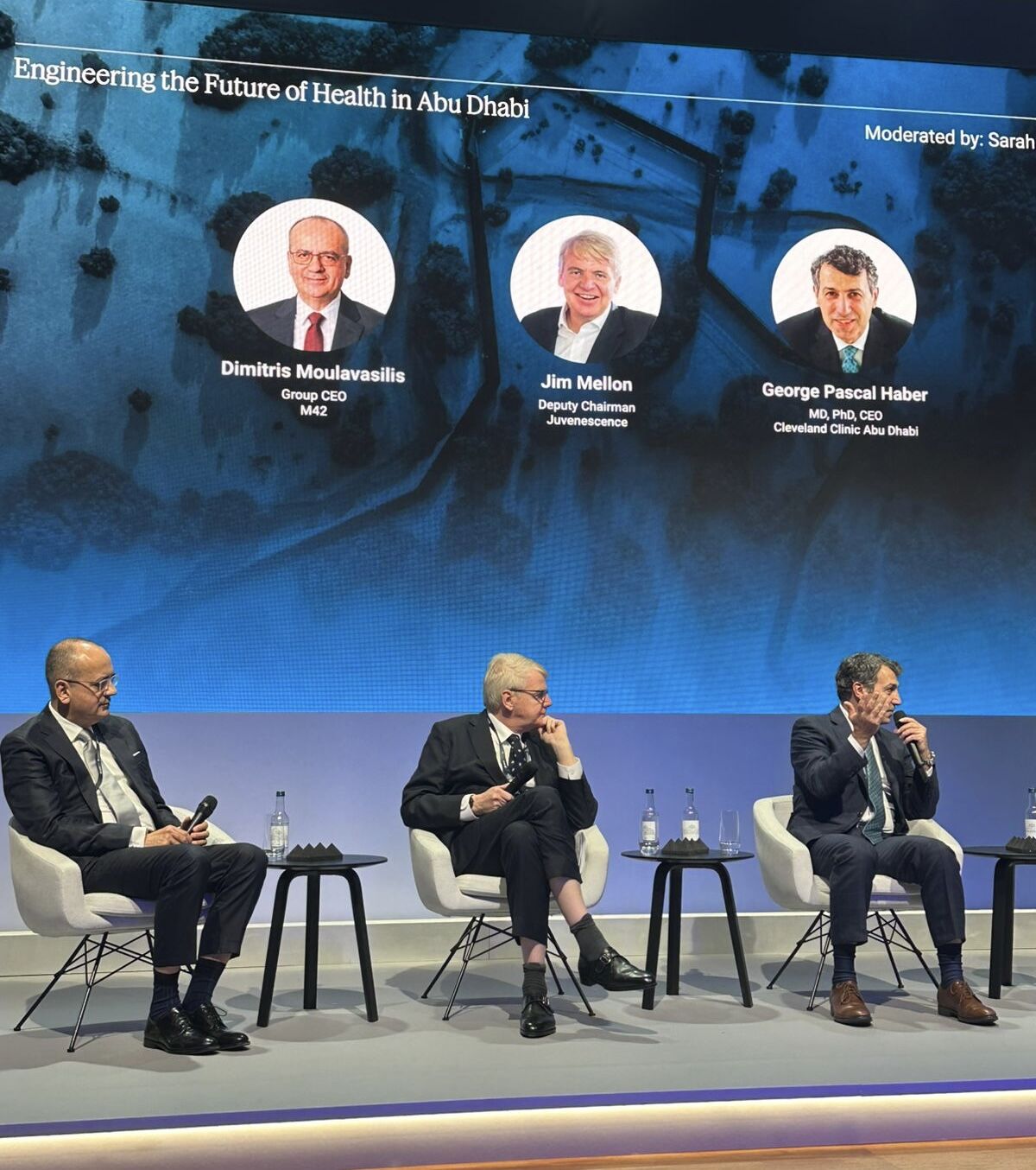 Jim on Panel at Abu Dhabi Investment Forum in London - Juvenescence