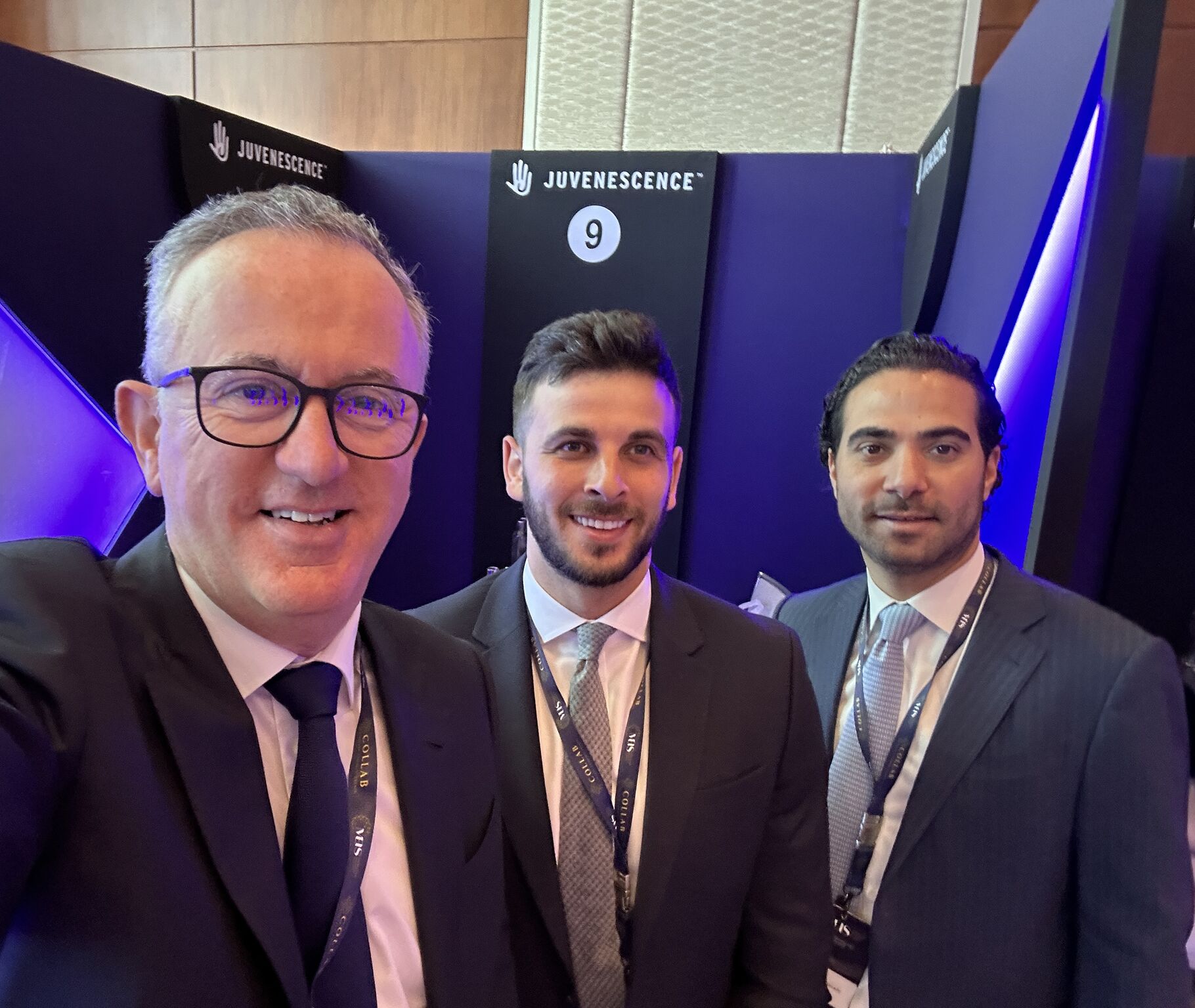 Team at Middle East Investors Summit - Juvenescence